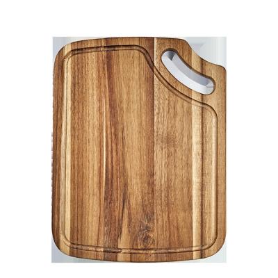 Cina Grande blocchetto di spezzettamento lavabile dell'acacia con Juice Groove For Kitchen in vendita