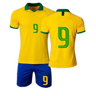 Cina La pallacanestro del Jersey dell'abito dell'OEM uniforma Polo Collar Youth Football Suits in vendita