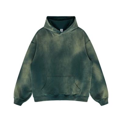 Cina Maglia con cappuccio surdimensionata del pullover dell'annata materiale pesante di positività del vello dell'uomo dell'OEM in vendita