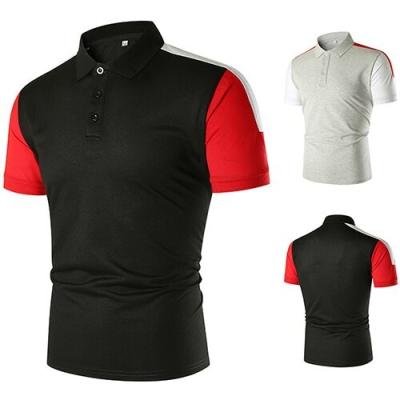 Cina OEM Summer Foreign Trade Men'S Lapel Short Sleeved T-Shirt European Code in vendita
