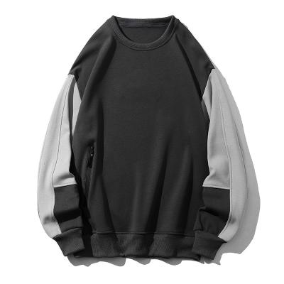 Cina Pullover lungo del blocchetto di colore di modo delle magliette felpate della manica del collo di squadra degli uomini dell'OEM di grande misura in vendita