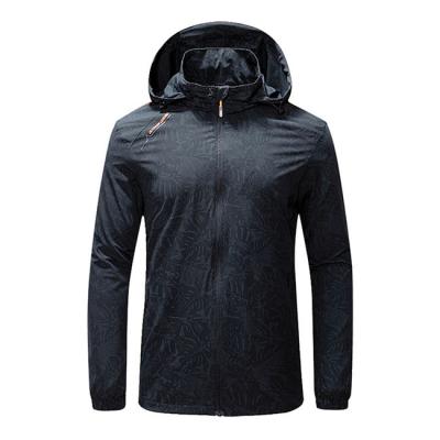Cina Gli sport dell'OEM disegnano l'inseguimento leggero stampato Outwear i rivestimenti incappucciati della giacca a vento in vendita