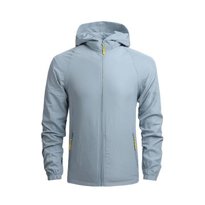 Cina Rivestimenti casuali sottili di Sun di protezione di maglia con cappuccio delle donne leggere comode degli uomini in vendita