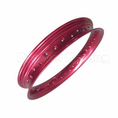 중국 레드 폴리싱 오토바이 알루미늄 합금 휠 림 2.50x17 내구성 및 성능 판매용