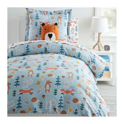 China Low Price Comfortable and Soft Kids Cartoon Bedding Set for Home Te koop