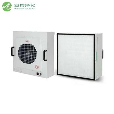 Cold Plate Paint Low Power Energy Saving AC HEPA Fan Filter Unit H14 Filter