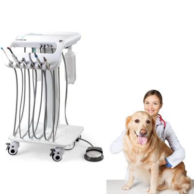 China Portable Dental Treatment Machine Vet Tooth Treatment Machine Veterinary Mobile Dental Unit for sale