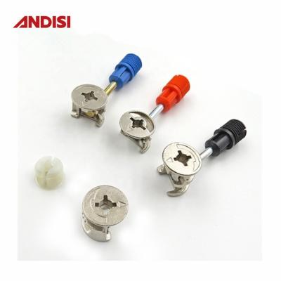 Κίνα Μίνι Fix Dowel Fastener Zinc Alloy Eccentric Cam για έπιπλα που συνδέουν 3 σε 1 μπουλόνι προς πώληση
