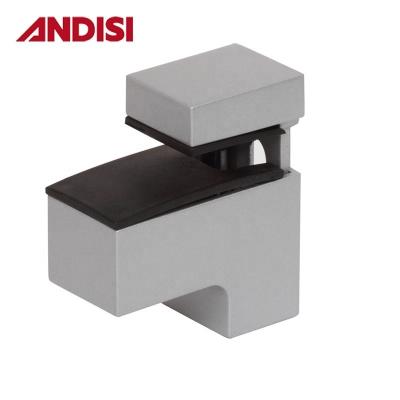 중국 OEM 진크 합금 강철 높이 조절 0-22mm 벽 장착 각 유리 유리 선반 고정 유리 클램프 판매용