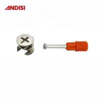 Quality Acceptable OEM ANDISI Furniture Fittings Mini Fix Quick Connect Bolts Expanding Dowels for sale