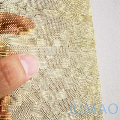 3mm Woven Metal Mesh Laminated Glass Architectural