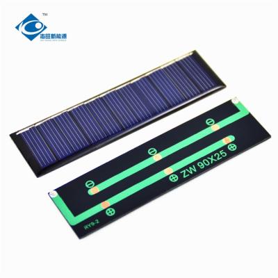 Cina il CE solare del modulo 6V di PV del poli silicio 0.3W ha certificato ZW-9025 il pannello solare a resina epossidica 0.05A in vendita