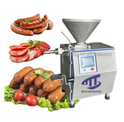 China Automatic Sausage Filler Stuffer Machine - Efficient Meat Filling, Quantitative Enema & Kink Enema for Commercial Use for sale