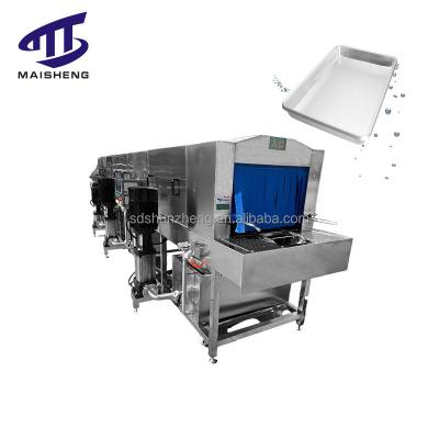 China Multifunctional High Pressure Water Spray Tray Washer Cleaning Equipment Stainless Steel Baking Tray Washing Machine for sale