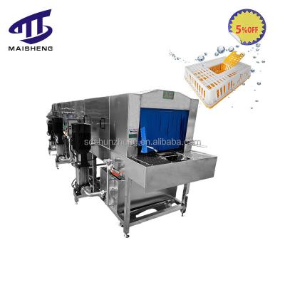 China Industrial Automatic Washer Cleaning Machine for Turnover Plastic Crate Pallet Basket Box Gearbox Dairy Product Factories for sale