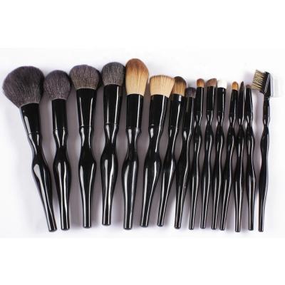 Cina Set di pennelli di legno di trucco di viaggio della maniglia 15pcs per la norma dell'adolescente ISO9001 in vendita