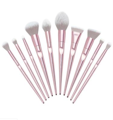 Cina strumenti cosmetici professionali di 10pcs Rose Gold Makeup Brushes Set in vendita