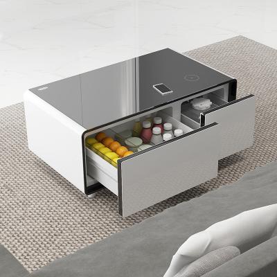 Chine Table à café intelligente avec refroidisseur de bière multifonctionnel et plage de température 3 8 C/6 12 C à vendre