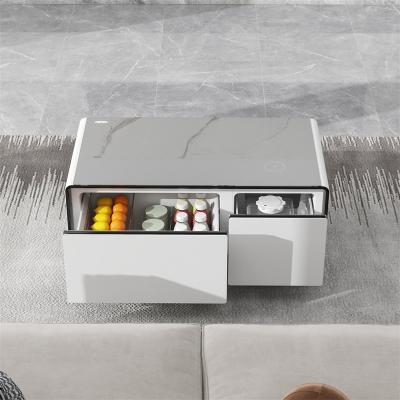 Chine Table à café intelligente avec refroidisseur de bière multifonctionnel et plage de température 3 8 C/6 12 C à vendre