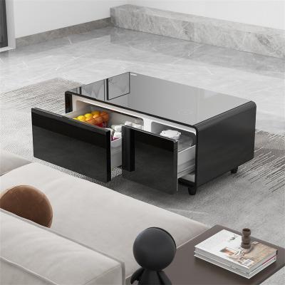 Chine Table à café intelligente avec refroidisseur de bière multifonctionnel et plage de température 3 8 C/6 12 C à vendre