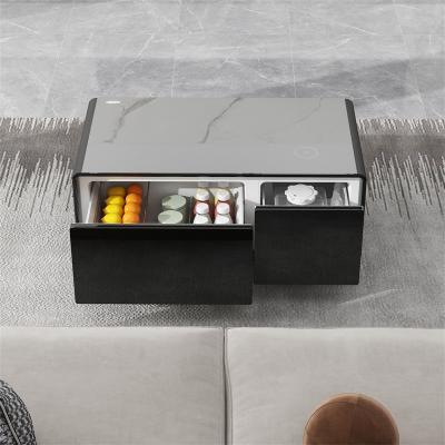 Chine Table à café intelligente avec refroidisseur de bière multifonctionnel et plage de température 3 8 C/6 12 C à vendre