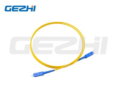 중국 주문 제작된 길이 광섬유 패치 코드 PVC / OFNR / LSZH UPC / 자동 위상 조정 판매용