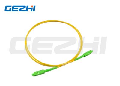 중국 주문 제작된 길이 광섬유 패치 코드 PVC / OFNR / LSZH UPC / 자동 위상 조정 판매용
