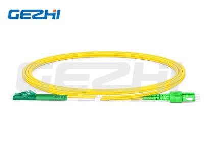 China 1310/1550nm LC APC naar SC APC Duplex OS2 Single Mode PVC 2,0 mm Fiber Optic Patch Cable Te koop