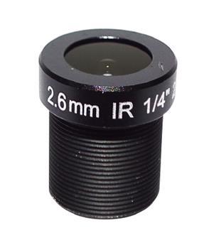 2.0 Megapixel Fixed M12 Lens 2.6mm 122 Degree 1/4 inch For CCTV camera 2.0 Megapixel Fixed M12 Lens 2.6mm 122 Degree 1/4 inch For CCTV camera
