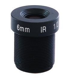 3.0 Megapixel Camera Lens 6mm 74 Degree 1/2.5'' inch, M12 mount 3.0 Megapixel Camera Lens 6mm 74 Degree 1/2.5'' inch, M12 mount