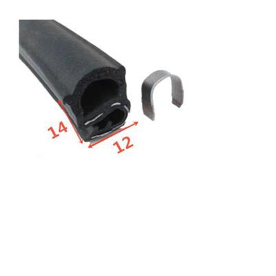 Cina Servizio di taglio per la protezione dei bordi di gomma con striscia di sigillo laterale EPDM a saldatura a spillo con bulbo spugna in vendita