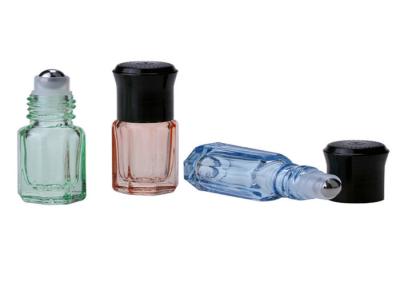 Cina bottiglia del rullo colorata vetro vuoto su ordinazione di colore 3ml piccola per olio essenziale in vendita