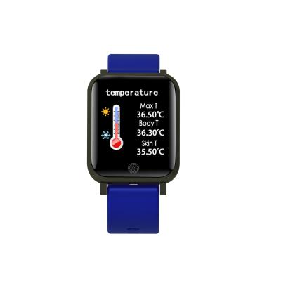 China F22170mah Reeks 5 Vierkant Smart Watch met het Scherm van Impulsoximeter Android NFC TFT Te koop