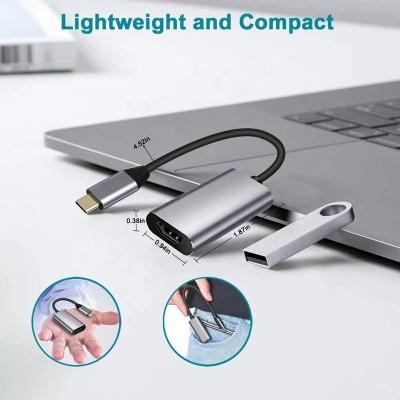 중국 남성-여성 USB 3.1 타입 C에서 HDMI HDTV 케이블 어댑터 변환기 4K 60Hz 1080P CCA 선도자 판매용