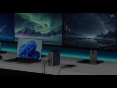 Logo OEM/ODM Thunderbolt Connection Hub pour le support d'affichage 4K et au-delà