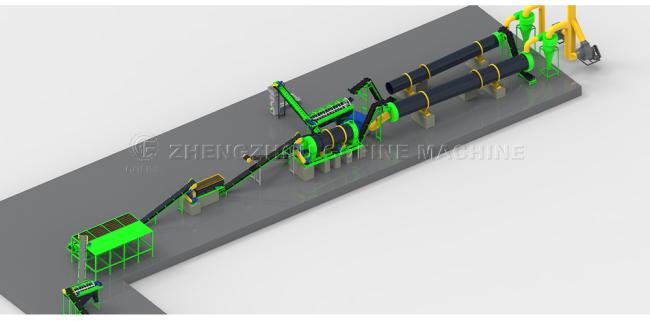 Fertilizer Granulation Processing Production Line