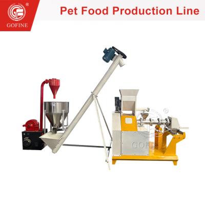 Chine Extrudeuse multifonctionnelle pour aliments pour chiens ligne de production d'aliments pour animaux de compagnie à vendre