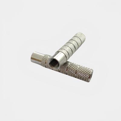 중국 Knurled Handles And Knobs Aluminum Alloy Blind Hole Hand Nuts with Swivel Insert Nut 판매용