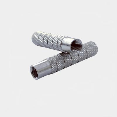 중국 Knurled Handles And Knobs Aluminum Alloy Blind Hole Hand Nuts with Swivel Insert Nut 판매용
