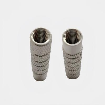 중국 Knurled Handles And Knobs Aluminum Alloy Blind Hole Hand Nuts with Swivel Insert Nut 판매용