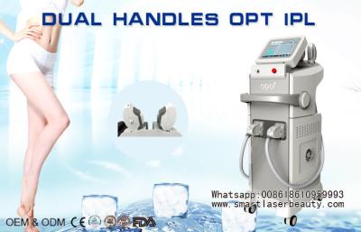 Cina 2 macchina di depilazione delle maniglie SHR IPL, macchina di bellezza di Elight IPL per depilazione in vendita
