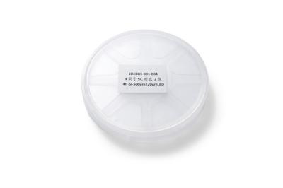 China Afschuining SiC epitaxiaal wafeltje 150,0 mm +0 mm/-0,2 mm 350,0um ± 25,0 um Te koop
