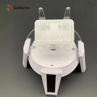 中国 M軸線0.35 ±0.15°の方の角度を離れた10*10.5mm2 GaNの単結晶の基質Cの平面(0001) 販売のため