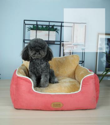 Cina Letti dell'animale domestico della peluche della pelle scamosciata 38*45*18cm/letto animale domestico di sicurezza/prodotti dell'animale domestico in vendita