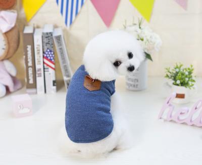 Cina Cane e Cat Clothes eleganti bei del cotone di Onesies della cialda di Fitwarm in vendita