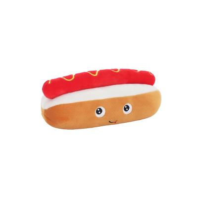 Cina Cane di Toy Cotton Rope Squeaky Dog Toy Set Hamburger Chips Hot di masticazione del cane di animale domestico dell'alimento in vendita
