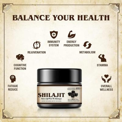Pure Shilajit Resin Immune Support Pills Natural Herbal Supplement From