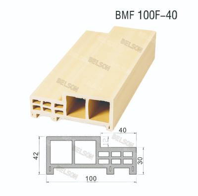 China Art 40mm Türrahmen BES WPC F fertigte Farbfertigtürpfosten besonders an zu verkaufen