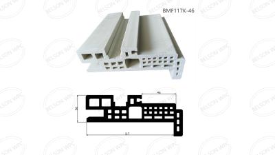 China Isolação térmica decorativa de quadro de porta do PVC WPC 117K-46 à venda