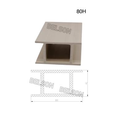 Cina 80mmx41mm H scrivono il profilo a macchina bianco della struttura della finestra di UPVC per la Camera moderna residenziale in vendita